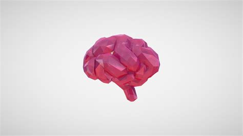 Crystal Ruby Brain Buy Royalty Free 3d Model By Tkkjee [f072872] Sketchfab Store
