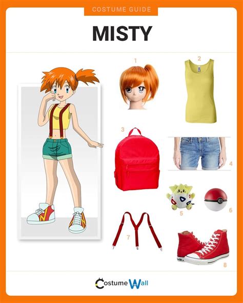Misty Costume Guide For Cosplay And Halloween Misty And Brock Costume