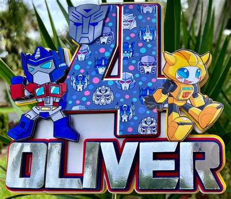 Transformers Cake Topper Superhero Cake Topper Bumble Bee Scourge