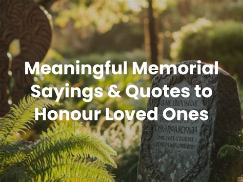 Meaningful Memorial Sayings And Quotes To Honour Loved Ones Forever Urns