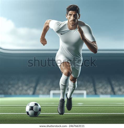Lionel Messi Running Towards Camera Full Ai Generated Image 2467663111 Shutterstock