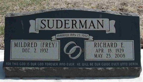 Richard E Suderman 1929 2008 Find A Grave Memorial