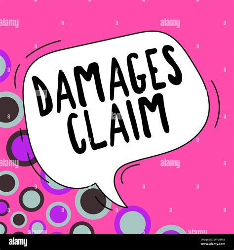 Inspiration Showing Sign Damages Claim Business Idea Demand