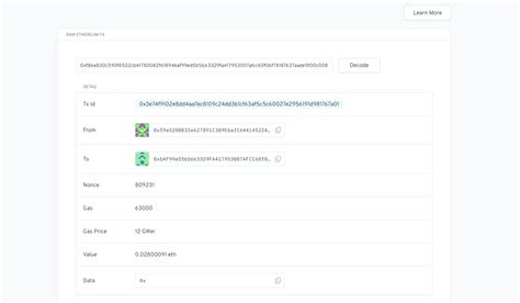 Github Antoncodingeth Tx Decoder Online Tool For Decoding Ethereum Raw Transaction