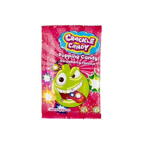 Crackle Candy Fraise Geslot N°1 De La Confiserie Vrac