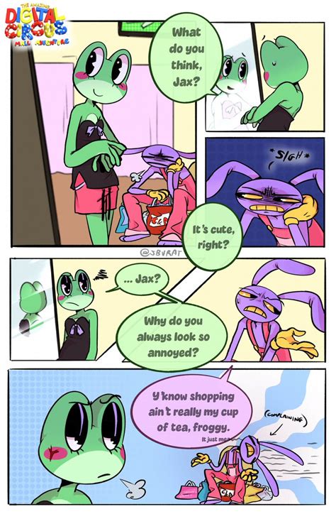 I Made This Short Tadc Comic Starring Ribbit And Jax In A Shopping