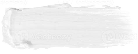 White Cream Smear Stroke 17190793 Png