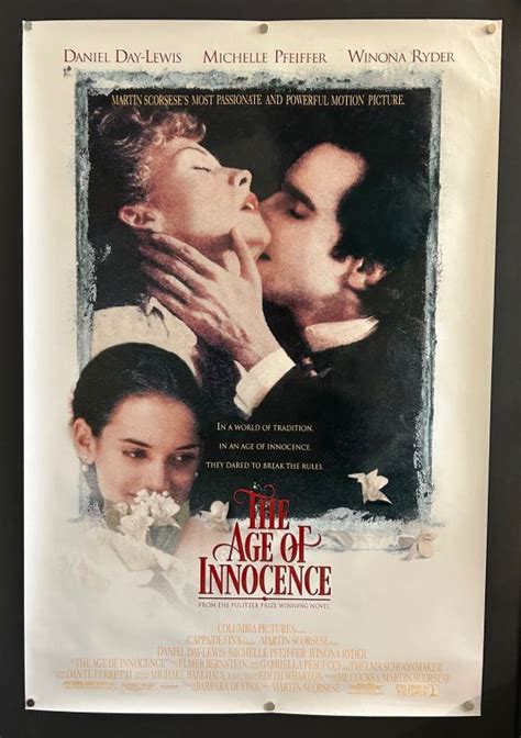 The Age Of Innocence 1993 Original One Sheet Movie Poster