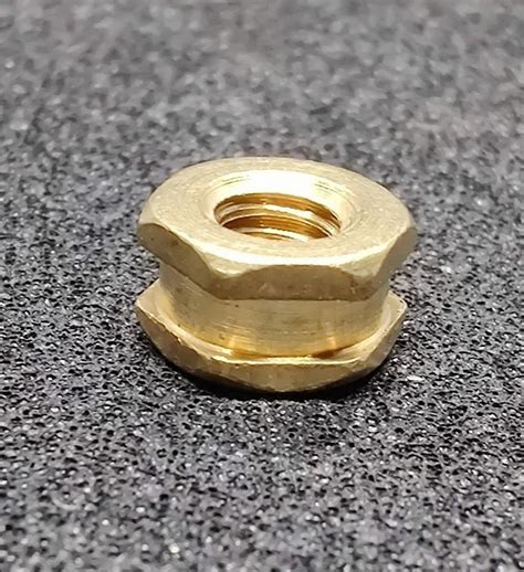Hexagonal 16mm Brass Moulding Hex Nut For Industrial M16 16 Mm At
