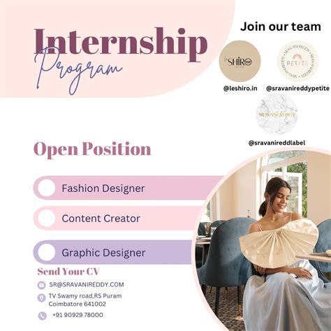 Fashiondesigners Internship Sravani Reddy