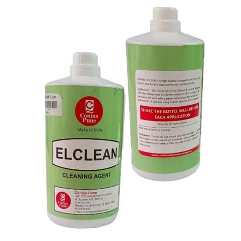 Elclean Cleaning Agent For Pcb Assemblies Solderable 1 Litre Buy