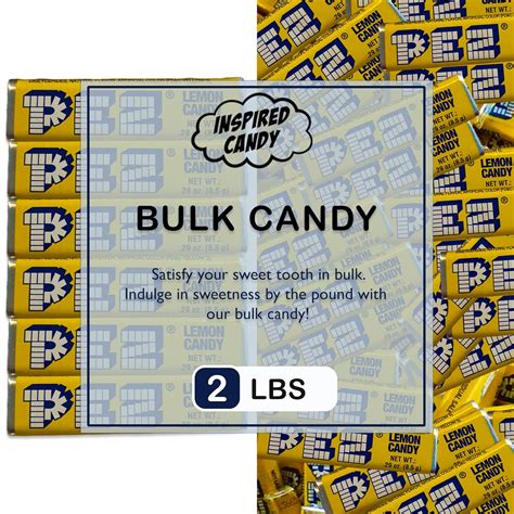Buy Pez Candy Refill Lemon Pez Candy Bulk 2lb Bag Of Lemon Pez Refill