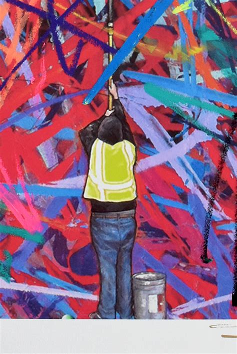 Buffer Hand Embellished Print Saber