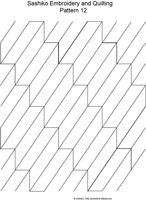 Free Sashiko Embroidery Patterns