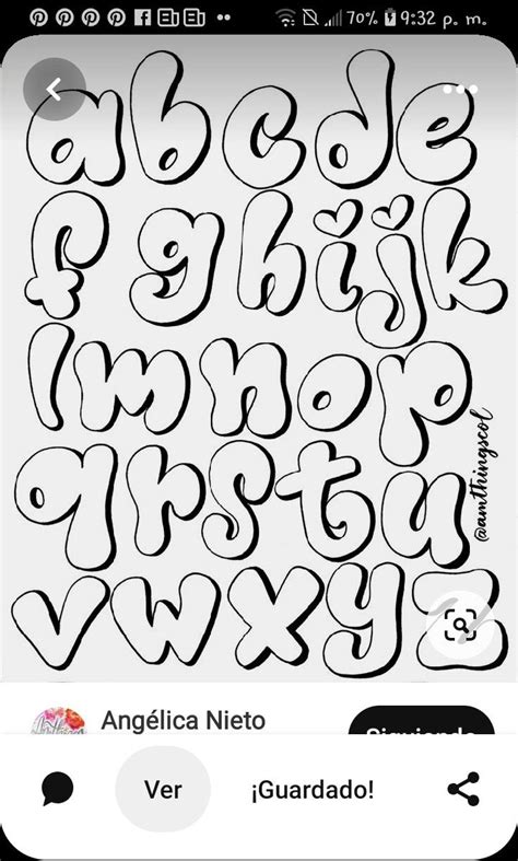 Letras Y Números Escritos A Mano