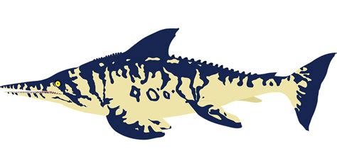 Download Ichthyosaurs Extinct Fossil Royalty Free Vector Graphic