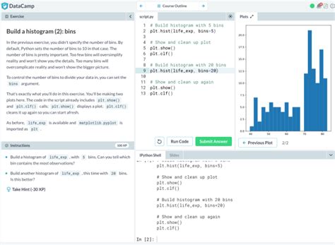 Datacamp Intermediate Python For Data Science Ecologist And Data Scientist