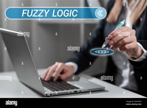 Text Sign Showing Fuzzy Logic Business Approach Checks For Extent Of