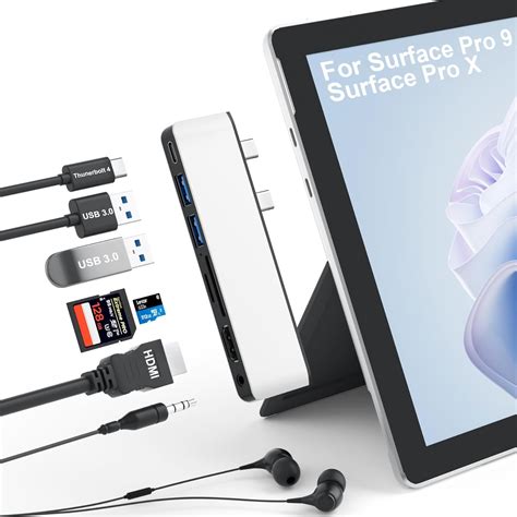 Surface Docking Station With 4k Hdmi Usb C Thunderbolt 4