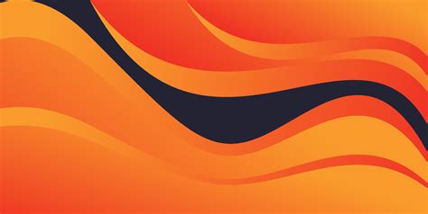 Abstract Background Of Modern Gradient Fluid With Orange Background Color Suitable For Any