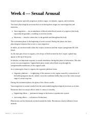 Understanding Sexual Arousal Physiology And Response Course Hero