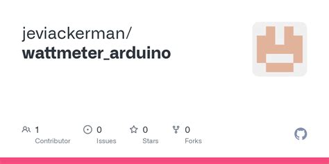 Github Jeviackermanwattmeterarduino