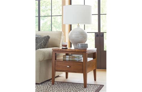 Rectangular Drawer End Table Room Image 1
