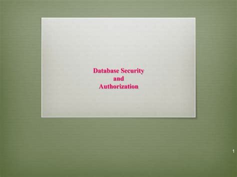 Chapter 6 Database Security And Authorization 4pdf