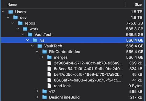 File Content Index Became Massive · Issue 189736 · Microsoftvscode