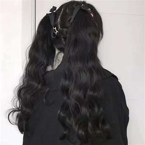 可爱双马尾女生背影头像 清纯可爱双辫子不露脸真人女头