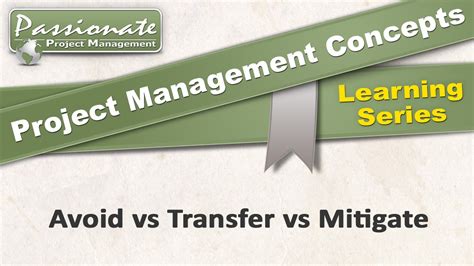 Project Management Concept 24 Risk Strategies Avoid Transfer