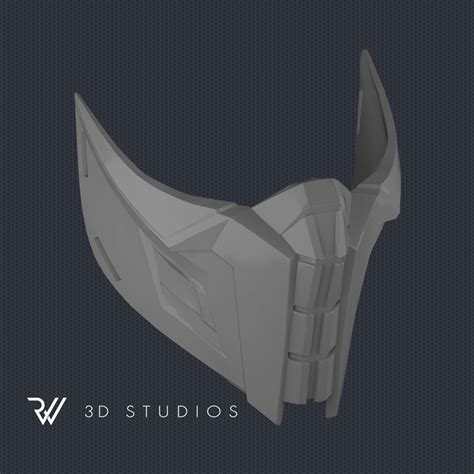Mk11 Sub Zero Mask V15 Stl File 3d Model 3d Printable Cgtrader