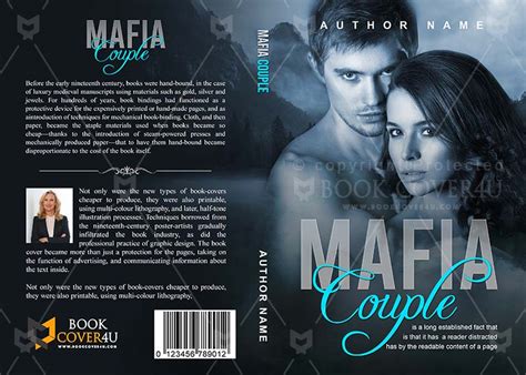Romance Book Cover Design Mafia Couple