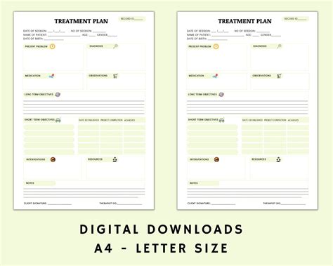 Social Work Treatment Plan Template Free Plan Template