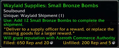 Waylaid Supplies Tooltip World Of Warcraft Addons Curseforge