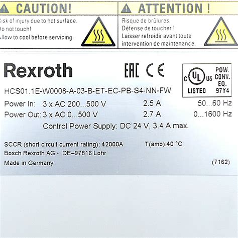 Maschinenteil24 Rexroth Indradrive Cs Compact Converter Hcs011e