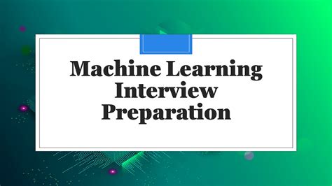machine learning interview preparation by aman kharwal coders camp