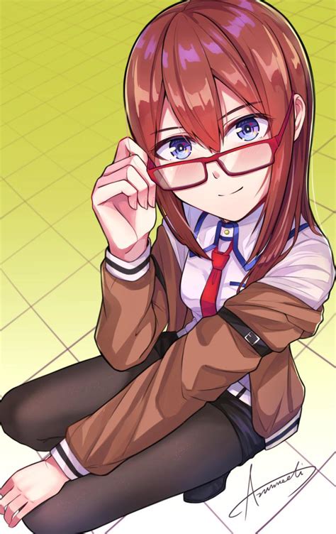 Makise Kurisu With Glasses Rsteinsgate
