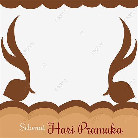 Hand Drawn Frame Clipart Hd Png Square Scout Border Frame With Two Symbols In Hand Drawn Style