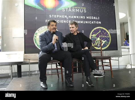 Scientist Dr Neil Degrasse Tyson And Musician Jean Michel Jarre Speak