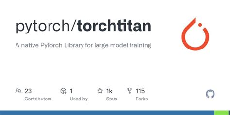 Alexey Gorodilov On Linkedin Github Pytorchtorchtitan A Native Pytorch Library For Large Model