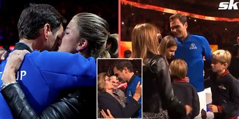 Watch Roger Federer Shares A Sweet Embrace With Wife Mirka For One