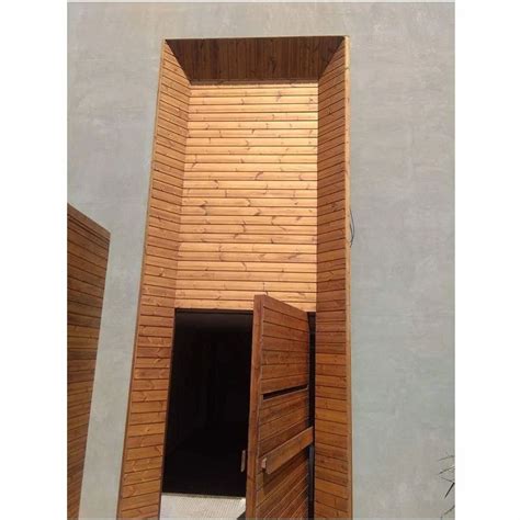 Wooden Exterior Thermopine Wood Wall Cladding Sheet Thickness 6 Mm At ₹ 265 Sq Ft In Faridabad
