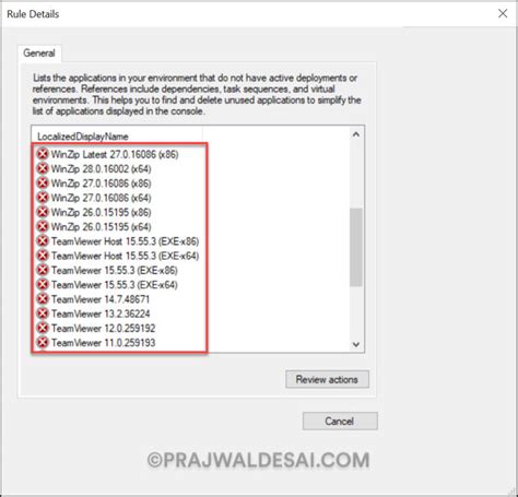 find sccm applications without deployments prajwal desai