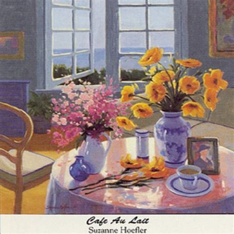 Buyartforless Cafe Au Lait By Suzanne Hoefler 29 X 27 Poster Home And Kitchen