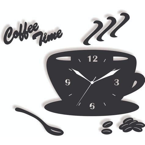 Coffee Time Wall Clock Darazpk