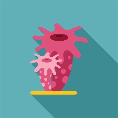 Two Pink Coral Reef Polyp Growing On Seabed 50718961 Vector Art At Vecteezy