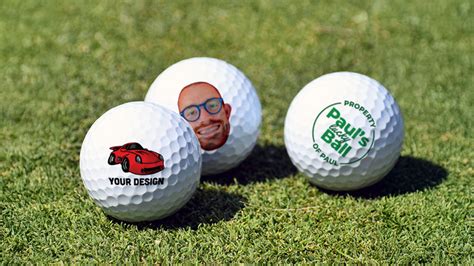 Custom Printed Golf Balls Personalize With Image Logo Text