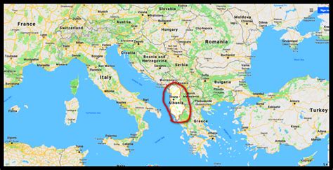 Albania World Map
