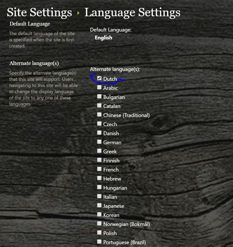 How To Get The Available Languages Of The Current Web Of SharePoint From Webpart Stack Overflow